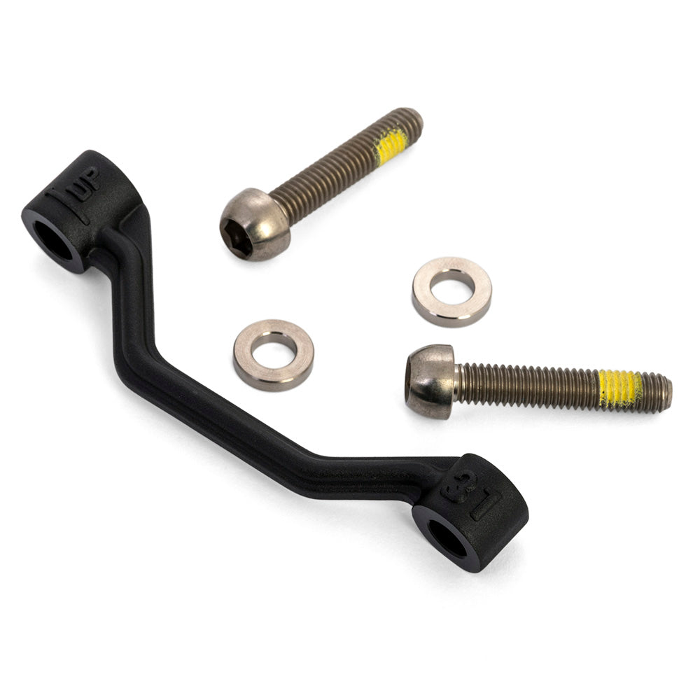 Hayes Post Mount Bracket for 180mm Rotor, with Titanium Hardware – Slam69