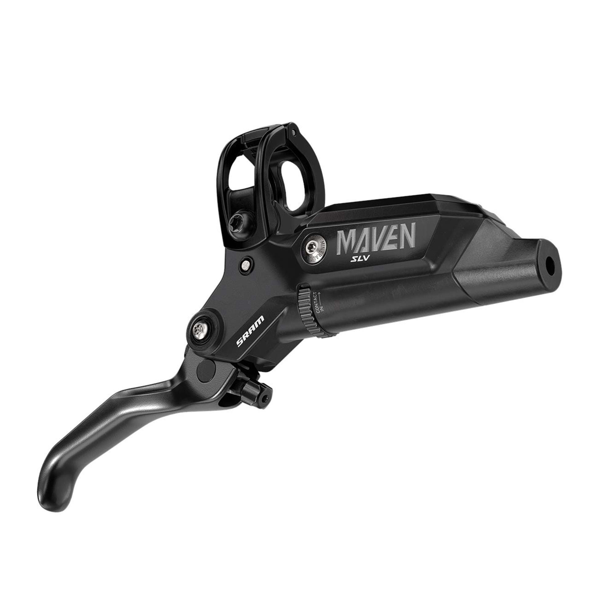 SRAM DISC BRAKE MAVEN SILVER STEALTH - ALUMINUM LEVER, STAINLESS HARDW ...